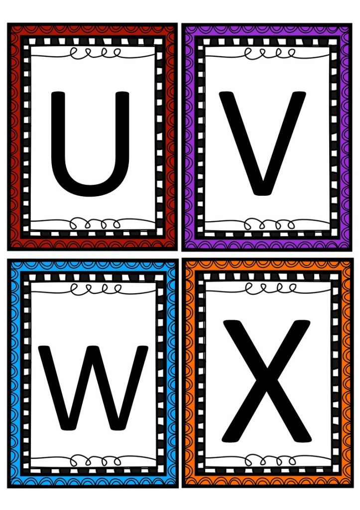 Decoramos la clase tarjetas del abecedario -Orientacion Andujar