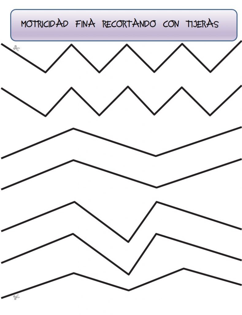 MOTRICIDAD FINA RECORTANDO CON TIJERAS -Orientacion Andujar