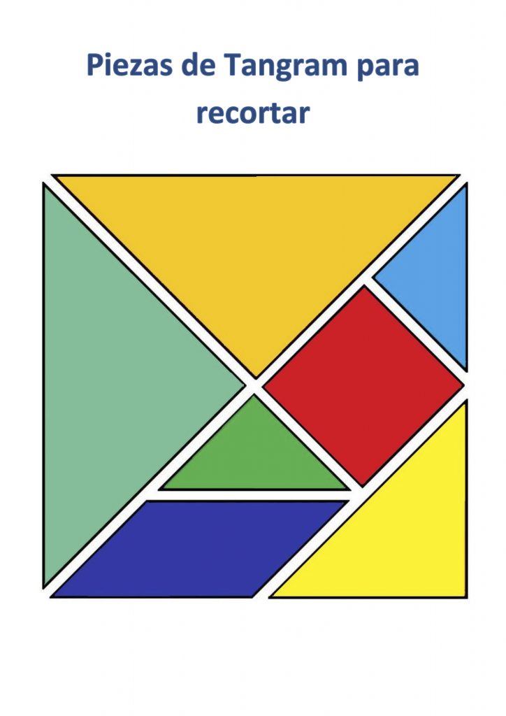 Tangram | Figuras para imprimir online de animales -Orientacion Andujar