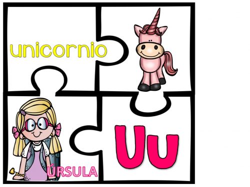 ABECEDARIO PUZZLE ANIMALES Y NOMBRES -Orientacion Andujar