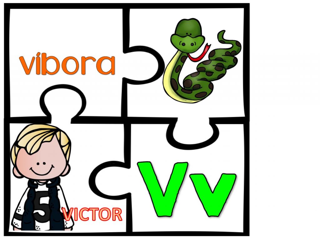 ABECEDARIO PUZZLE ANIMALES Y NOMBRES -Orientacion Andujar
