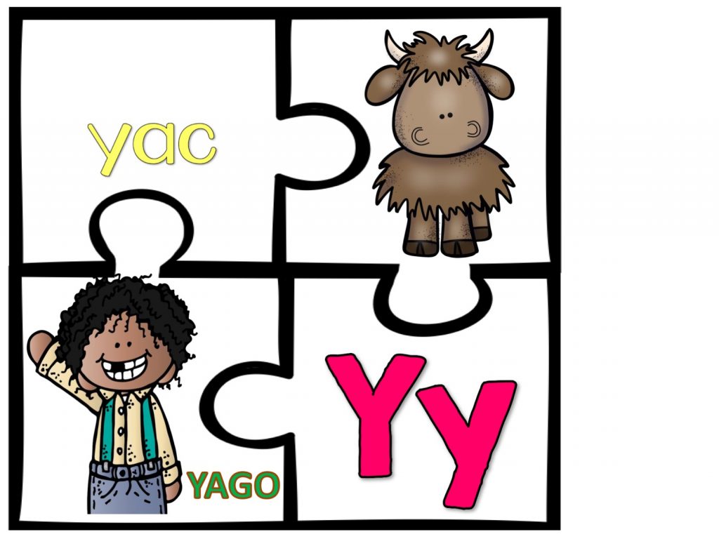 ABECEDARIO PUZZLE ANIMALES Y NOMBRES -Orientacion Andujar