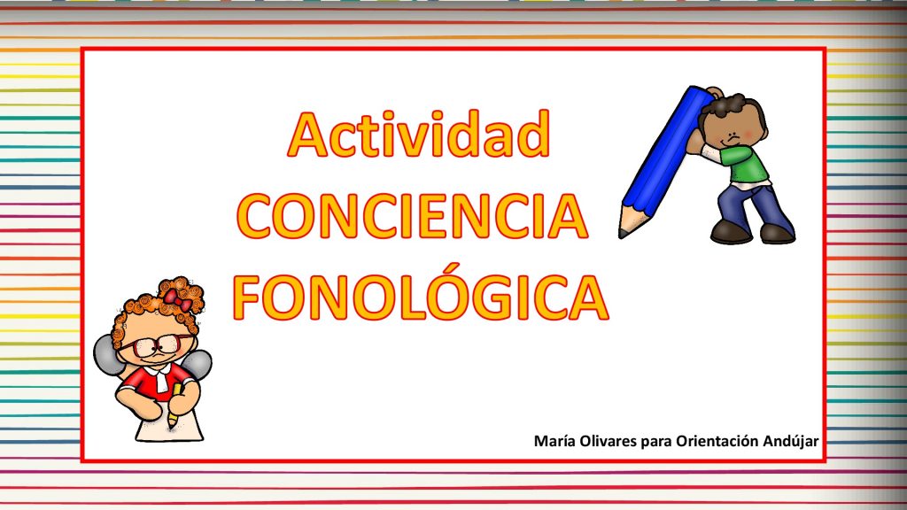 Divertida actividad para trabajar la conciencia fonológica ...
