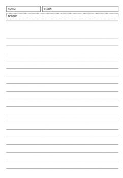 Colección plantillas de escritura de diferentes pautas y cuadriculas 20 ...