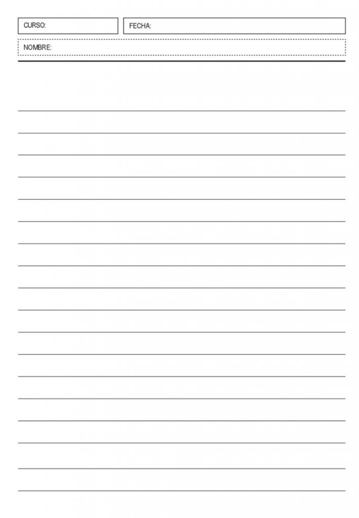 Colección plantillas de escritura de diferentes pautas y cuadriculas 20 ...