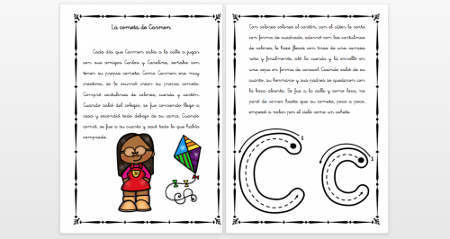 Cuentos con fonemas la letra “C” LA COMETA DE CARMEN -Orientacion Andujar