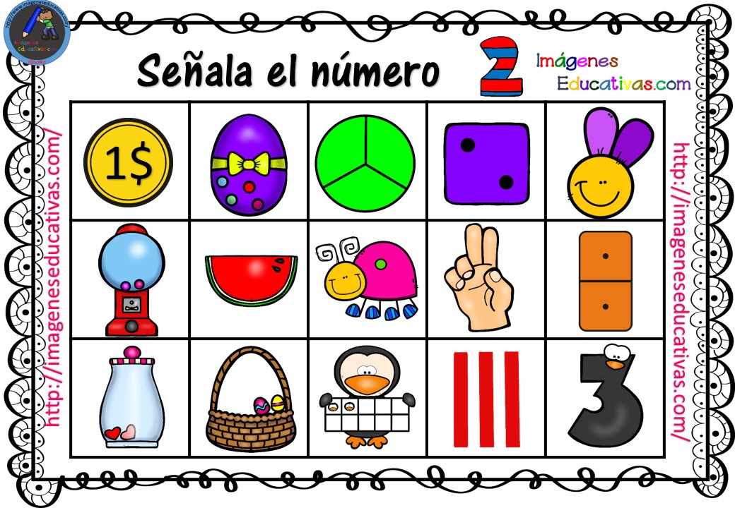 Láminas mejorar atención y la percepción numérica -Orientacion Andujar