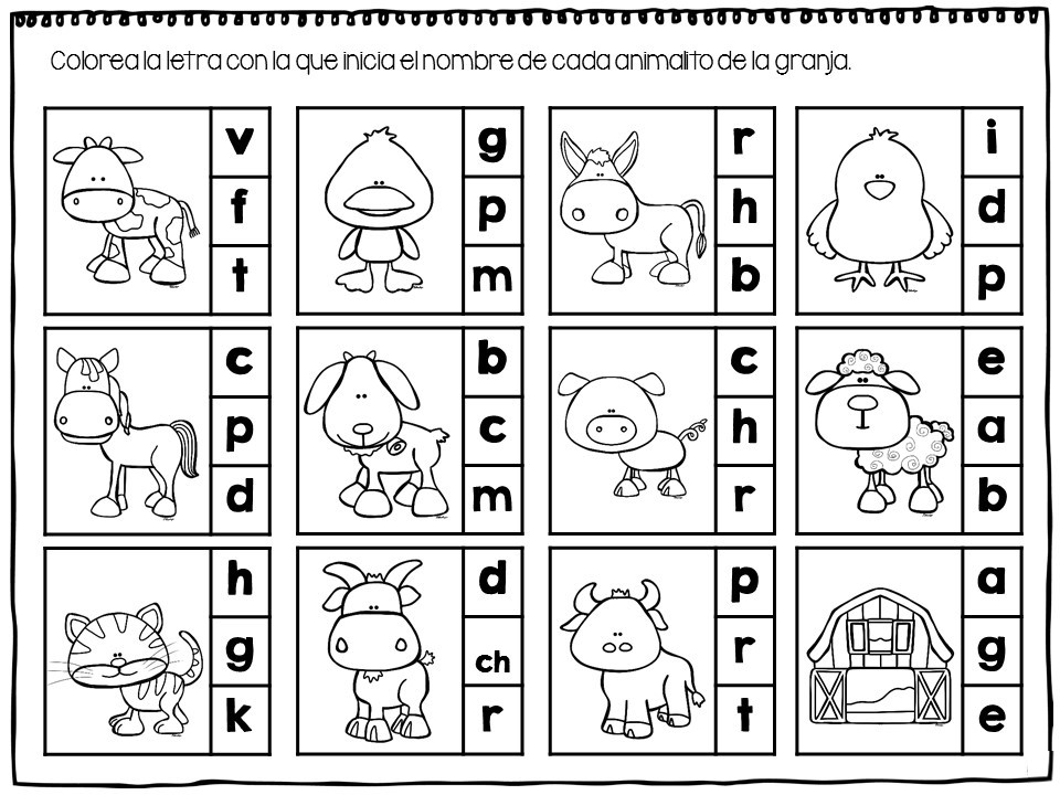 MOTRICIDAD FINA CON LOS ANIMALES DE LA GRANJA (19) - Orientación ...