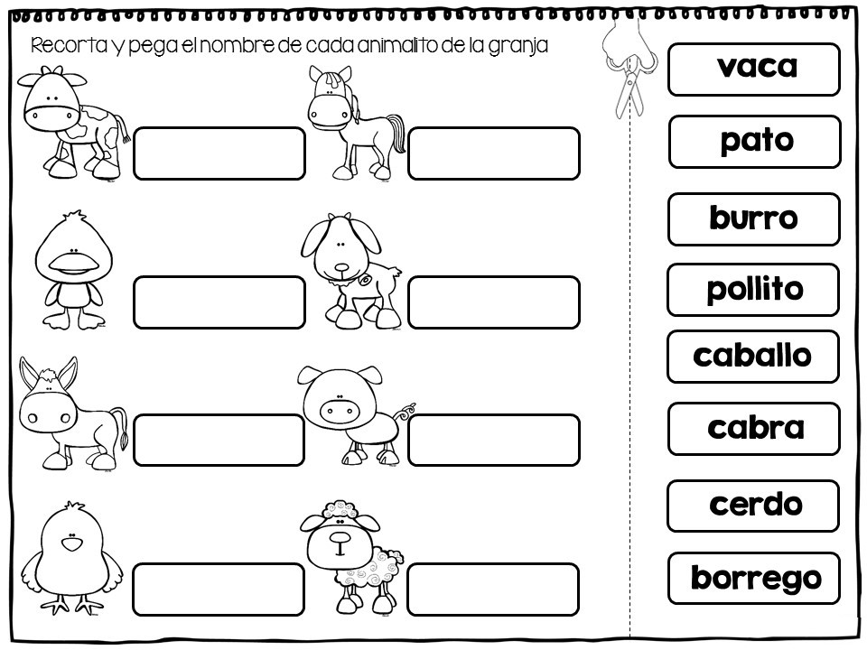 MOTRICIDAD FINA CON LOS ANIMALES DE LA GRANJA (2) - Orientación Andújar ...