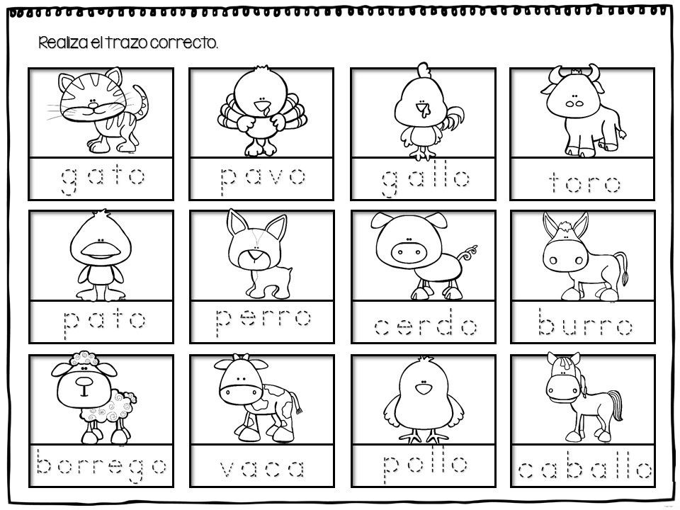 MOTRICIDAD FINA CON LOS ANIMALES DE LA GRANJA (22) - Orientación ...