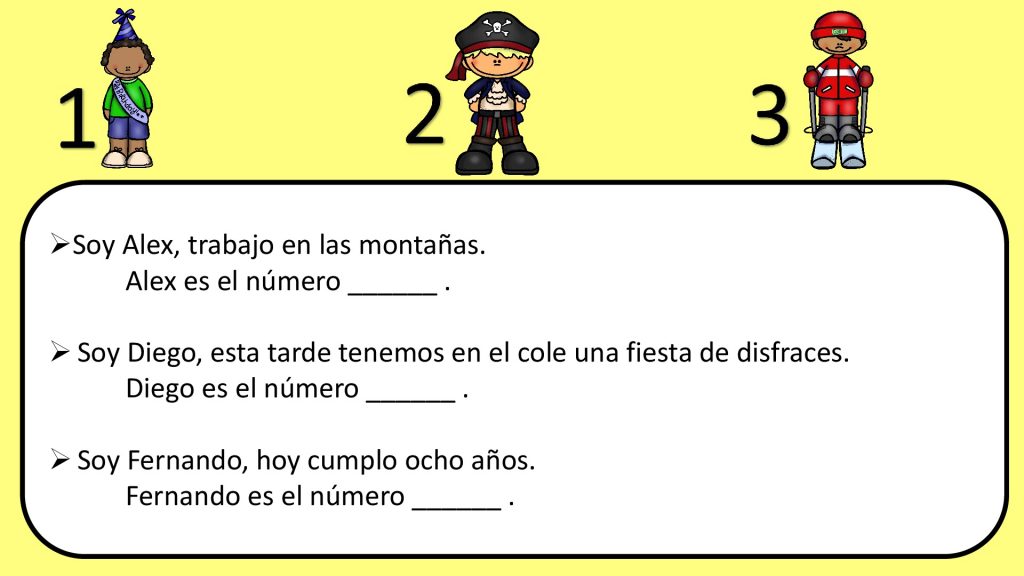 Quien es quien Reading comprehension | Picstank