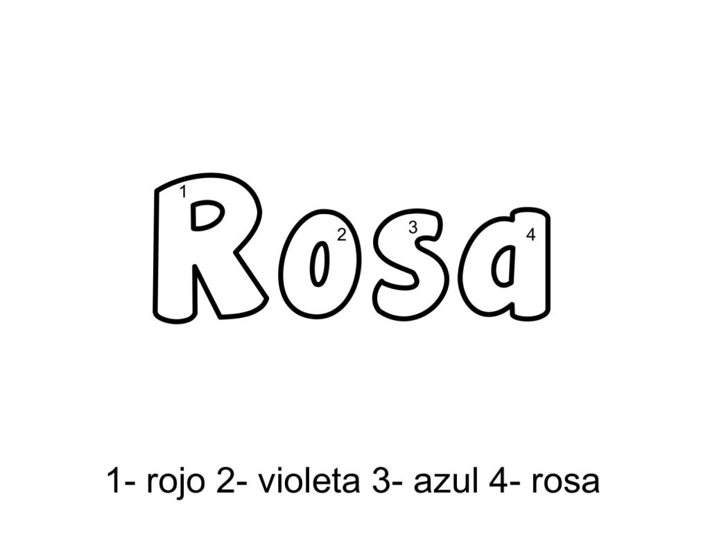 decora tu clase Carteles Coloreamos nombre siguiendo instrucciones ...