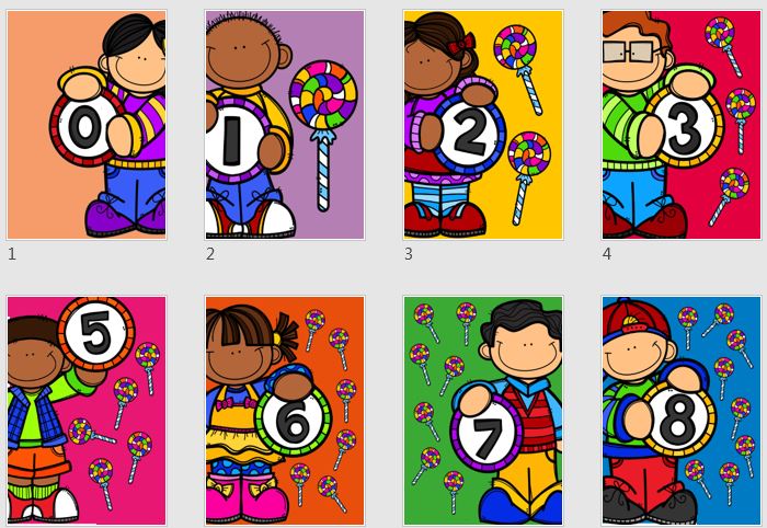 Carteles para trabajar los números 1-10 decora tu aula destacada ...