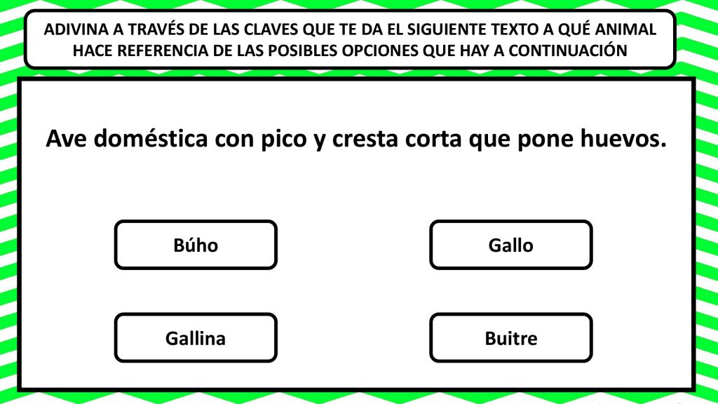 Comprensión lectora a través de INFERENCIAS: ¿De qué animal se trata ...