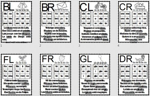 Cuaderno original para trabajar las sílabas trabadas -Orientacion Andujar