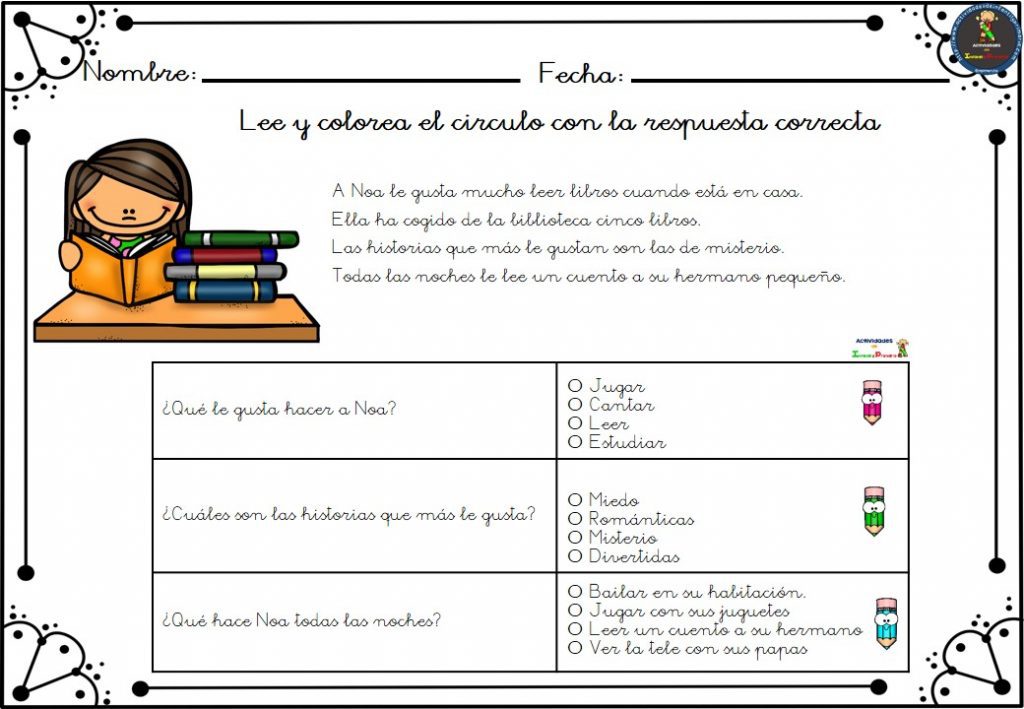 Lecturas comprensivas. Leo, entiendo y comprendo -Orientacion Andujar