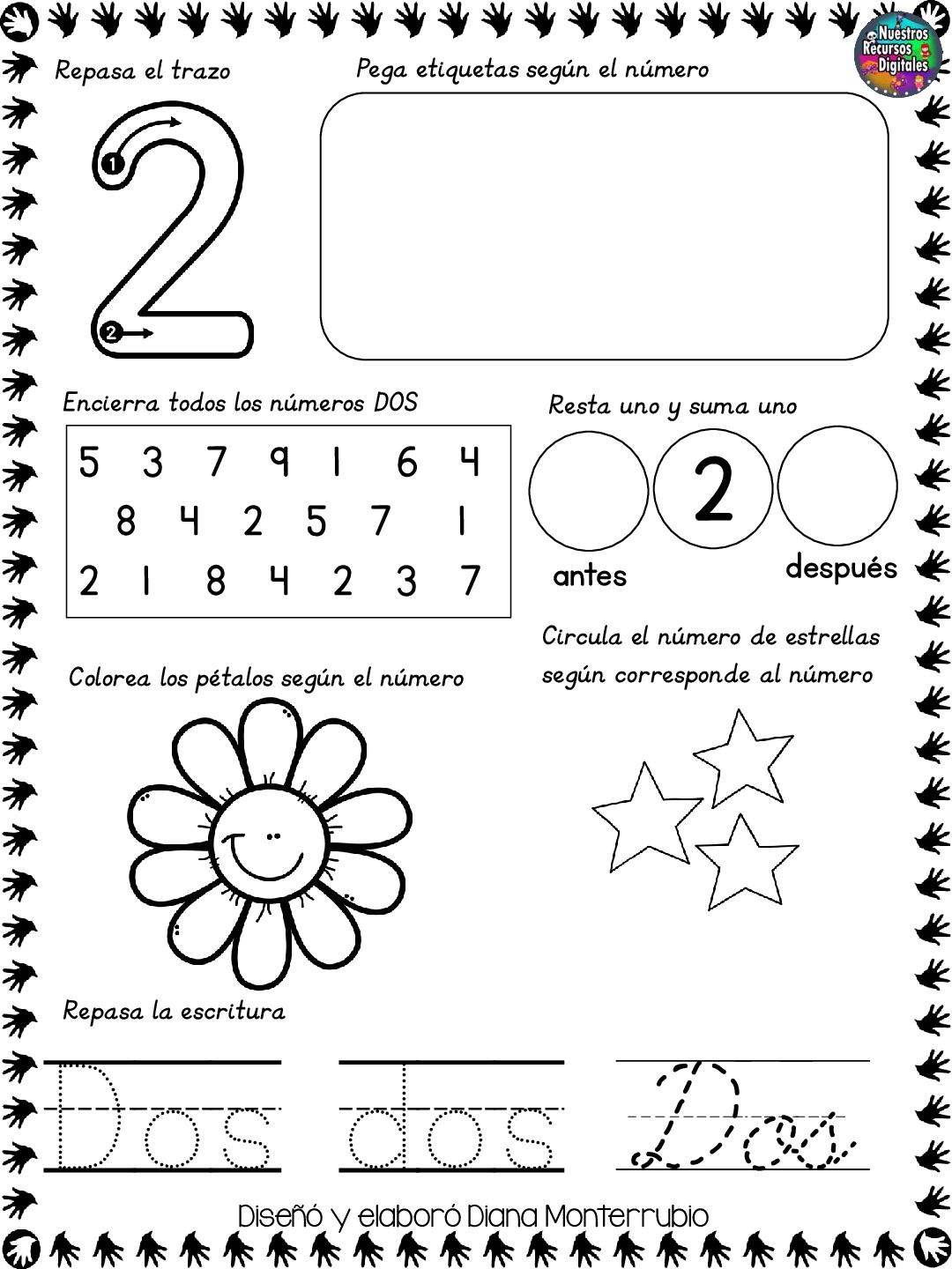 Hojas De Trabajo Numeros