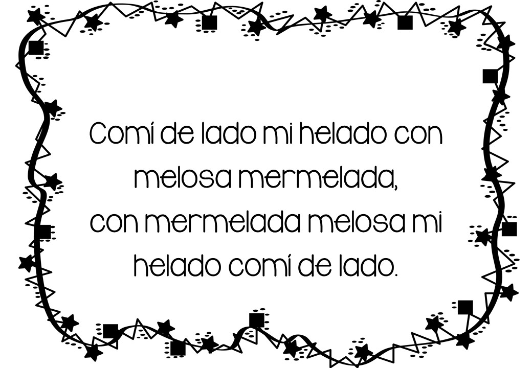 COLECCIÓN DE TRABALENGUAS CORTOS PARA INFANTIL -Orientacion Andujar