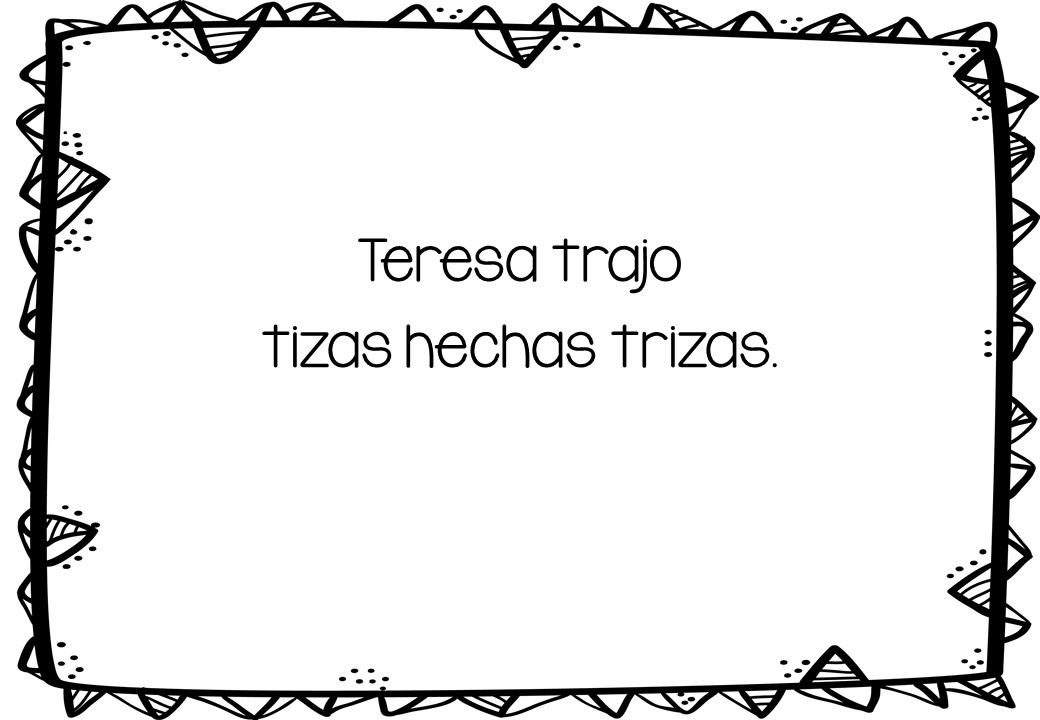 COLECCIÓN DE TRABALENGUAS CORTOS PARA INFANTIL -Orientacion Andujar