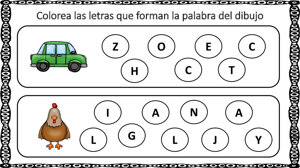CONCIENCIA FONOLÓGICA: Escribe y Deletrea -Orientacion Andujar