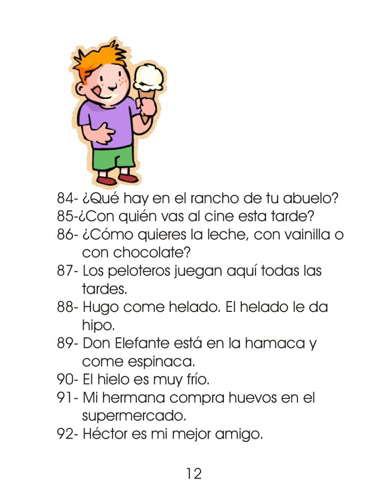 Dictado de oraciones y frases +100 para primer ciclo de primaria ...