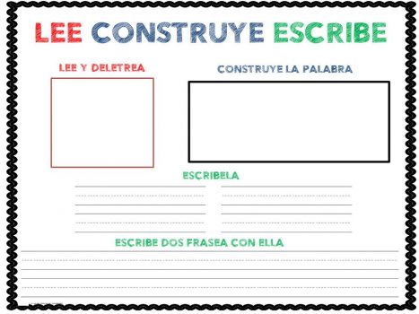 PLANTLLA EDITABLE LEE CONSTRUYE ESCRIBE EN POWER POINT -Orientacion Andujar