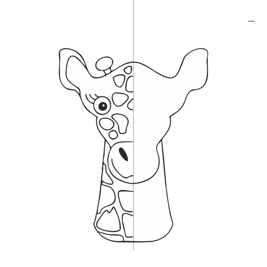 Trabajamos la lateralidad con etas fichas de simétricos de animales ...