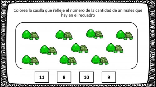Actividad matemática : Conteo animales -Orientacion Andujar