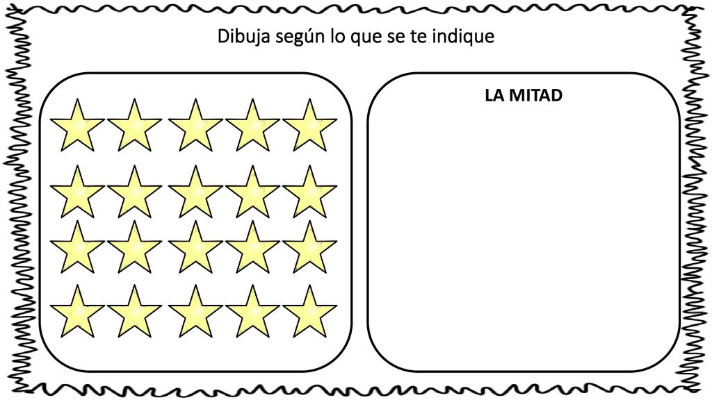 EL DOBLE Y LA MITAD : Actividad Matemática -Orientacion Andujar