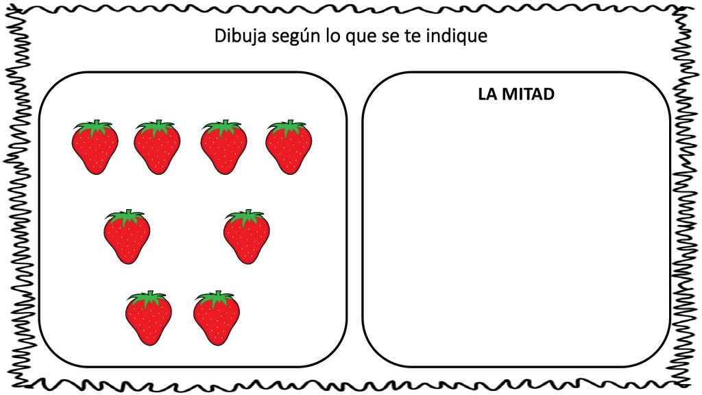 EL DOBLE Y LA MITAD : Actividad Matemática -Orientacion Andujar