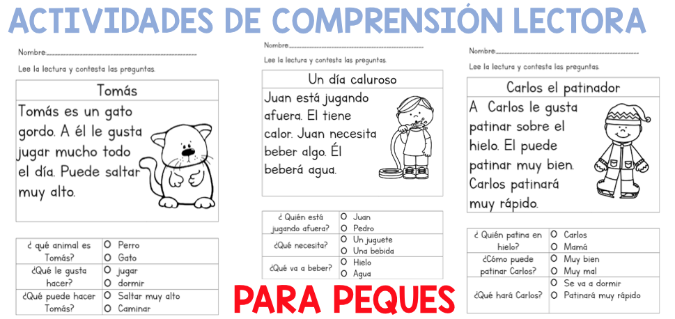 Comprensión Lectora Actividades Dislexia