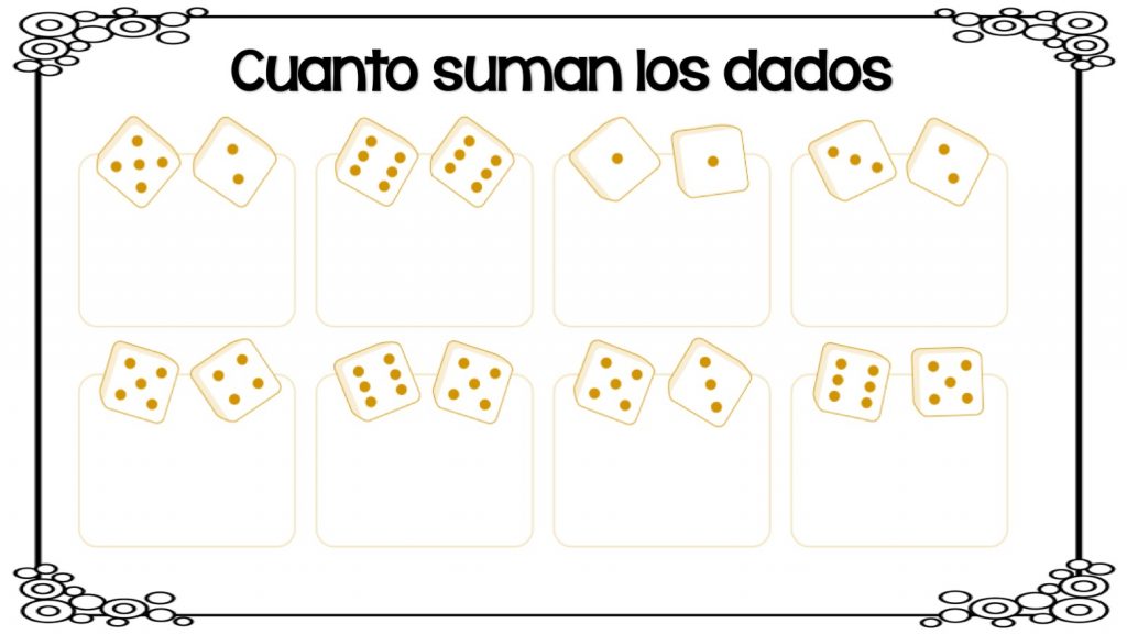 Divertidas sumas con dados para repasar este verano - Orientacion Andujar