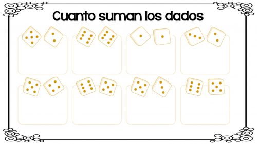 Divertidas sumas con dados para repasar este verano - Orientacion Andujar