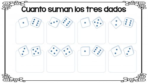 Divertidas sumas con dados para repasar este verano - Orientacion Andujar