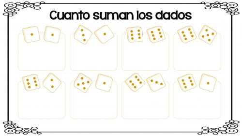 Divertidas sumas con dados para repasar este verano - Orientacion Andujar