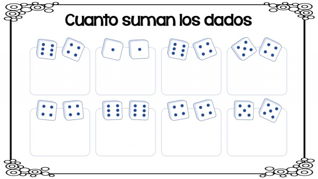 Divertidas sumas con dados para repasar este verano - Orientacion Andujar
