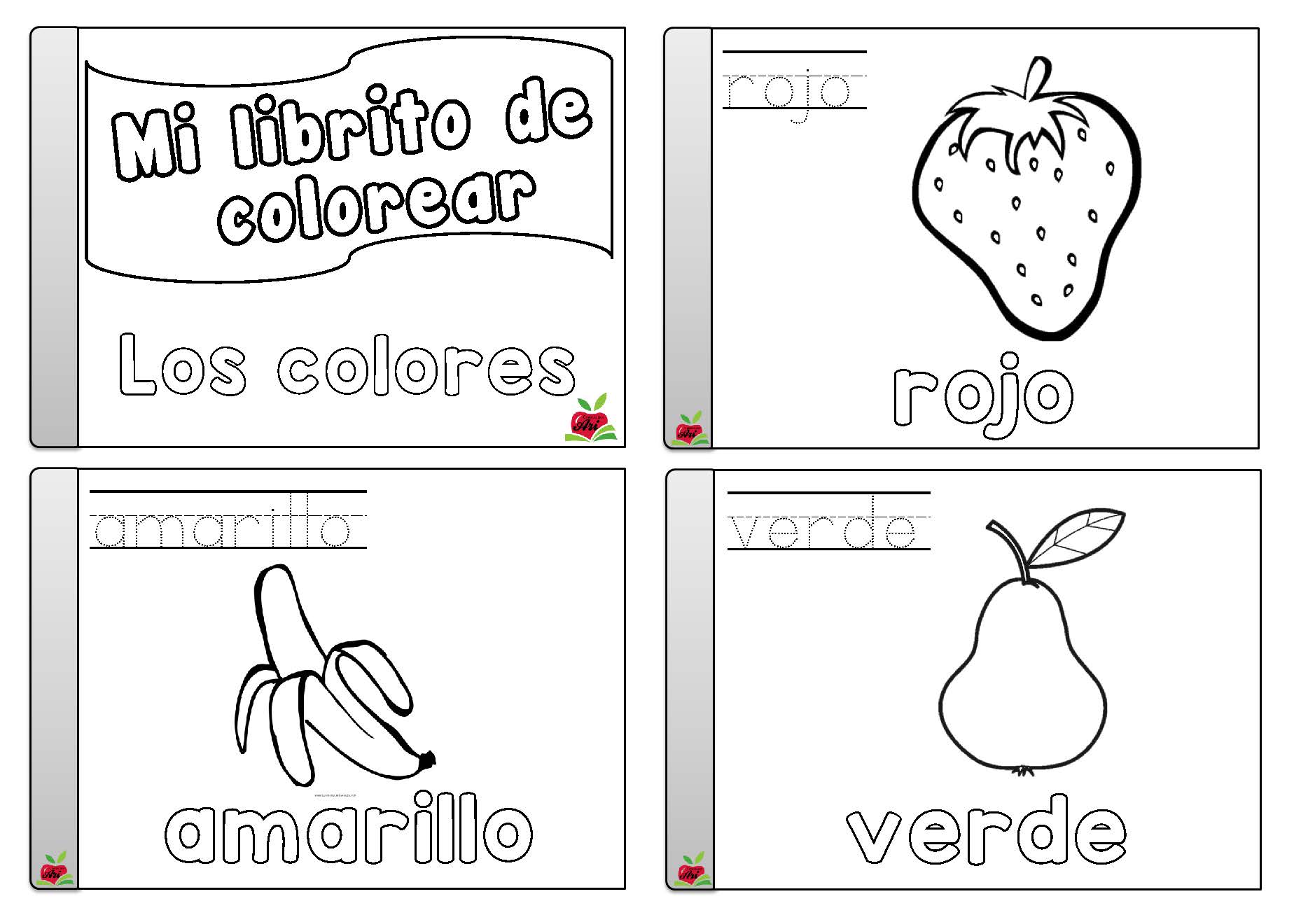 Librito para trabajar los colores -Orientacion Andujar