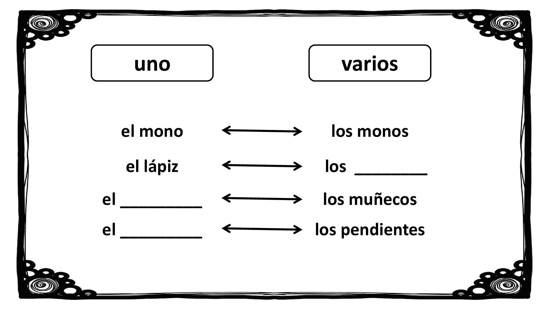 Singular y plural 002
