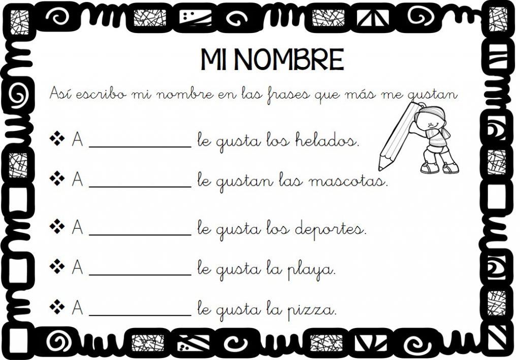 Conjunto de Actividades para el primer día de clase trabajamos nuestro ...