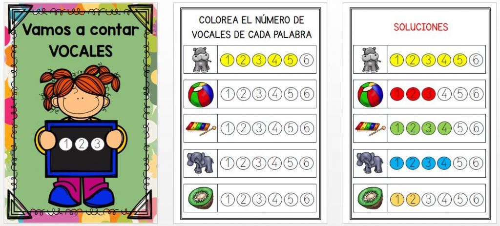 Trabajamos la conciencia fonológica vamos a contar VOCALES -Orientacion ...