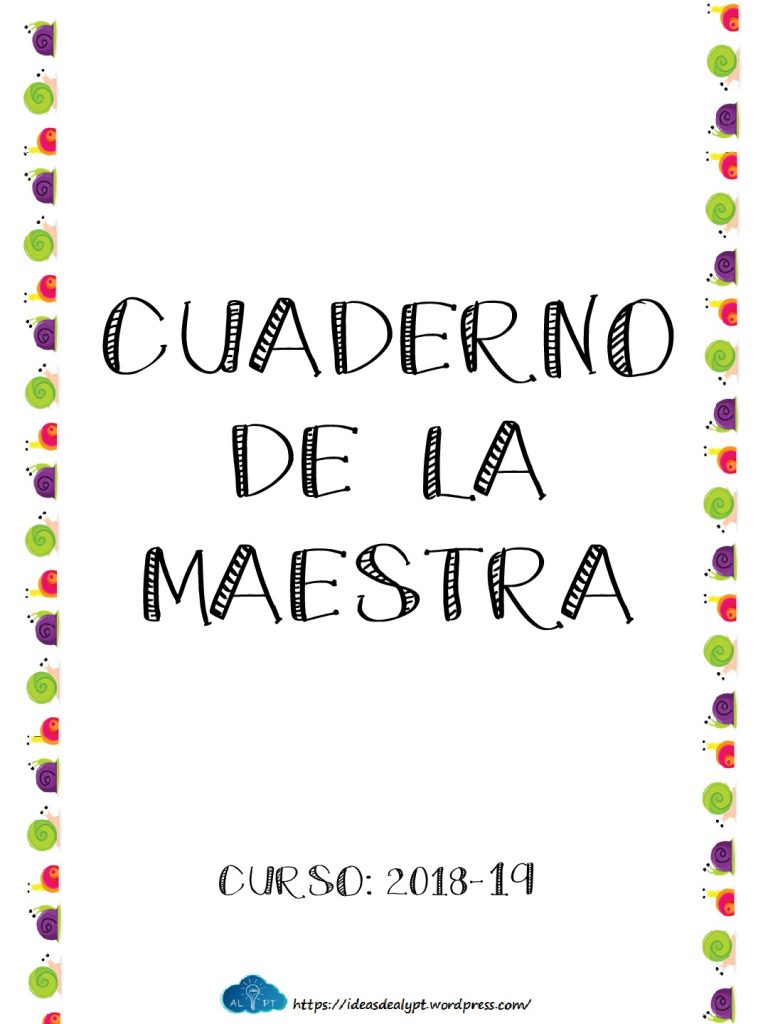 Cuaderno del profesor maestro/a de PT y AL por IdeasdeALyPT ...