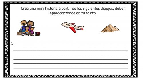 Ejercicio ESCRITURA CREATIVA: Crea mini historias a partir de dibujos ...