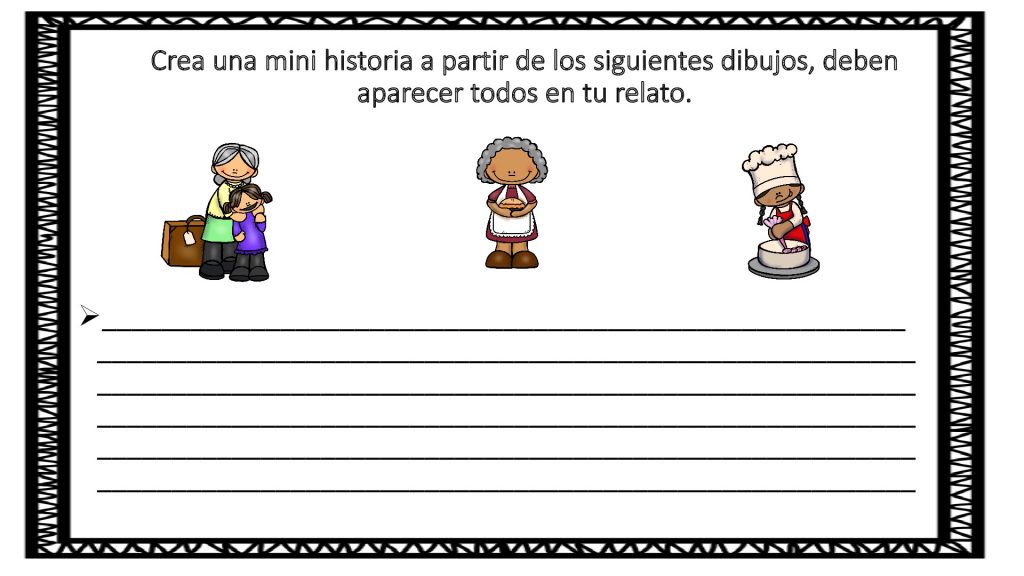 Ejercicio ESCRITURA CREATIVA: Crea mini historias a partir de dibujos ...