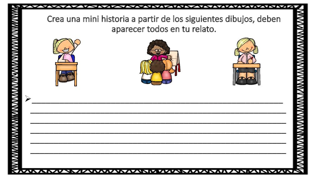 Ejercicio ESCRITURA CREATIVA: Crea mini historias a partir de dibujos ...