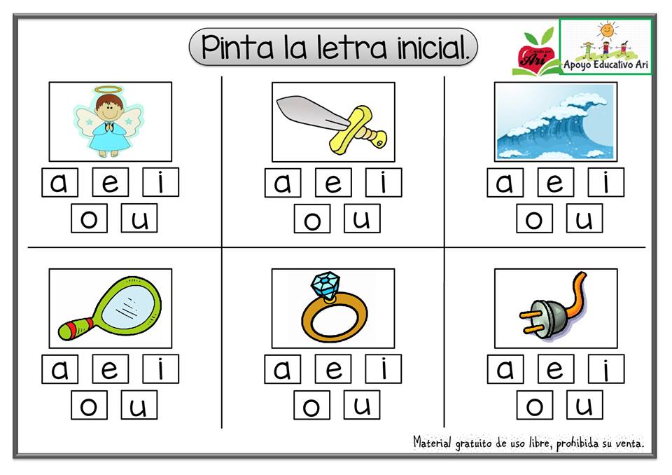 Conciencia fonológica reconocemos las vocales -Orientacion Andujar