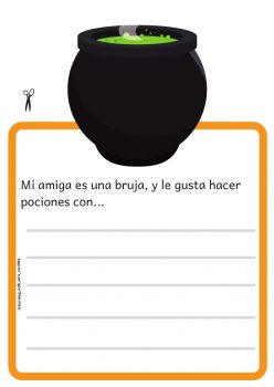 Escritura creativa continua la historia especial halloween CAS-ENG ...