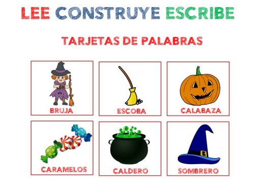LEE CONSTRUYE ESCRIBE ESPECIAL HALLOWEEN -Orientacion Andujar