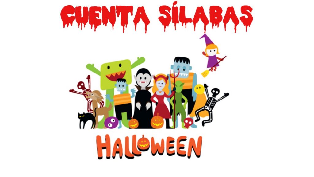 Conciencia sílábica con motivos de halloween EDITABLE PPT -Orientacion ...