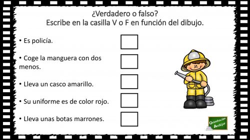 Comprensión Lectora a través de imágenes: ¿Verdadero o Falso ...