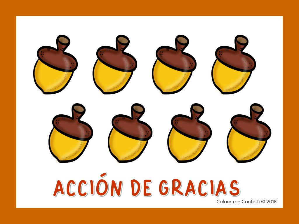 Actividades Acción de gracias conteo y subitización ABN -Orientacion ...